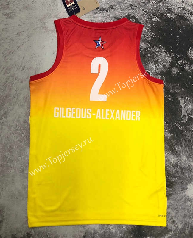 2023 All Stars Yellow&Red #2 NBA Jersey-311-NBA All Star Game| topjersey