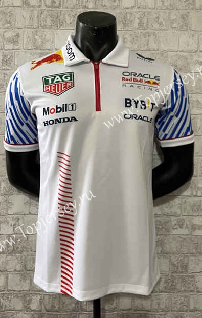 2023-2024 Red Bull White Formula One Racing Suit-Formula One Racing ...