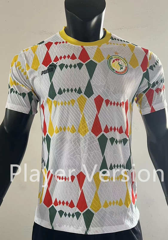 Player Version 2024-2025 Senegal White Thailand Soccer Jersey AAA-SJ ...