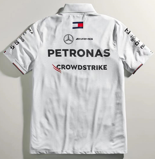 2024 Mercedes White Formula One Racing Suit-Formula One Racing Suit ...