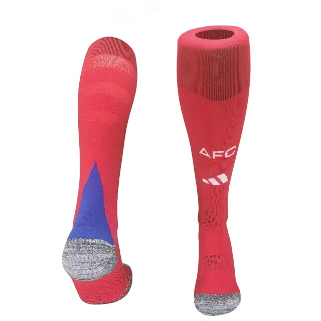 2024-2025 Arsenal Home Red Kids/Youth Soccer Socks-Arsenal| topjersey