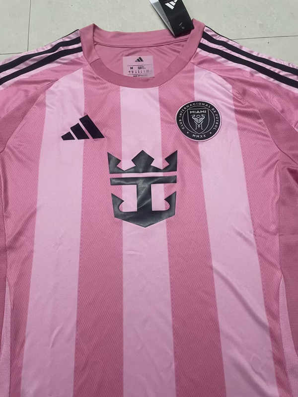 (S-4XL) 2025-2026 Inter Miami CF Home Pink Thailand Soccer Jersey AAA ...