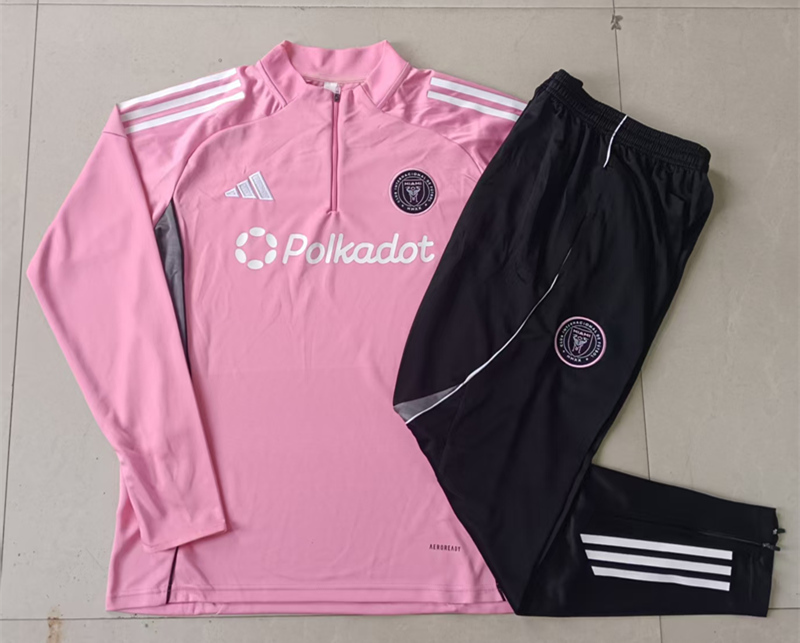 2025-2026 Inter Miami CF Pink Thailand Soccer Tracksuit-815-Inter Miami ...
