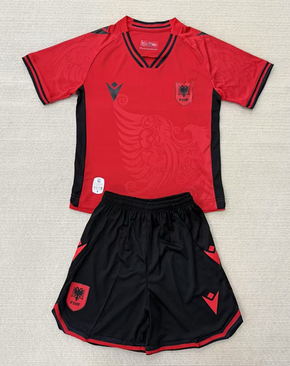 2025-2026 Albania Home Red Soccer Uniform-AY-Albania| topjersey