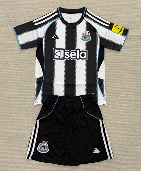 25-26 Newcastle United Home Black&White Soccer Uniform-AY-Newcastle ...