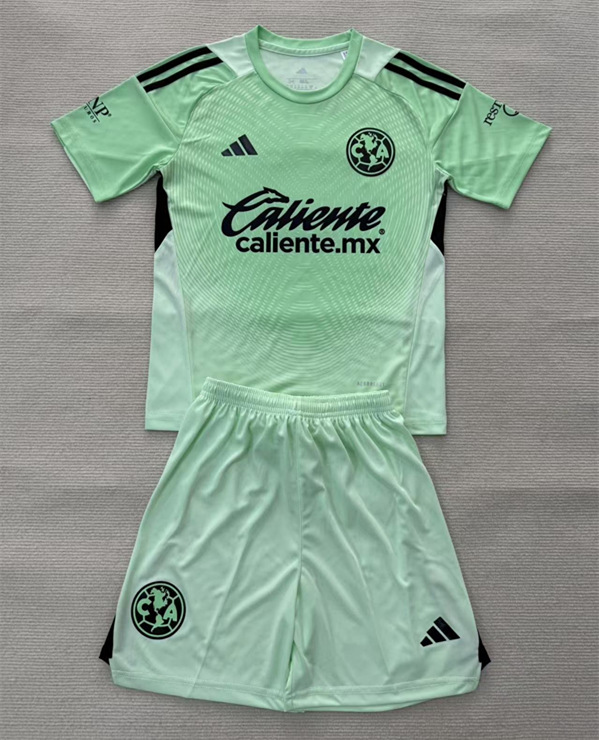 2025-2026 Club America Goalkeeper Green Soccer Uniform-AY-Club America ...