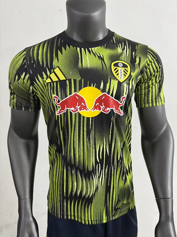 2025-2026 Leeds United Yellow&Black Thailand Training Soccer Jersey AAA ...