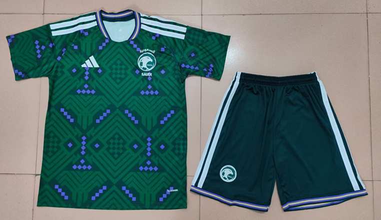 2026 World Cup Saudi Arabia Home Green Soccer Uniform-718-Saudi Arabia ...
